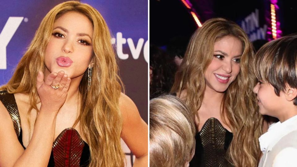 Shakira y sus hijos comparten escenario en los Latin Grammy 2023 | FM Globo