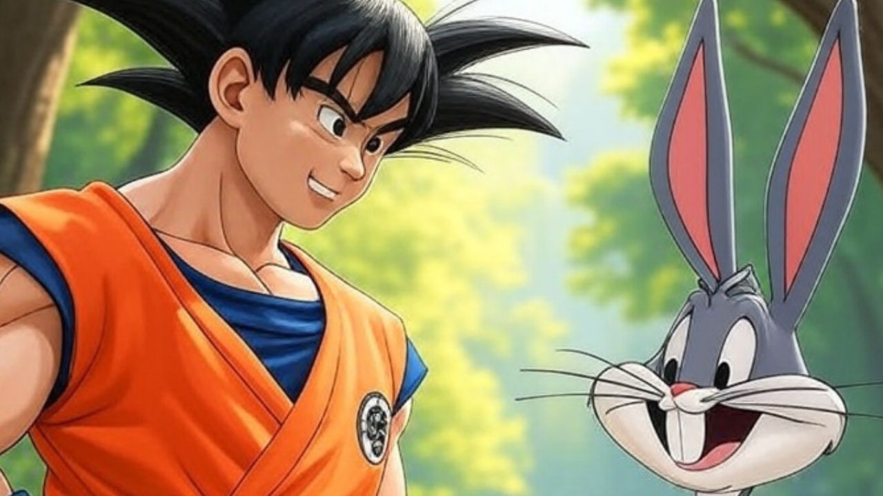 Así luciría la fusión de Goku y Bugs Bunny, según la inteligencia ...