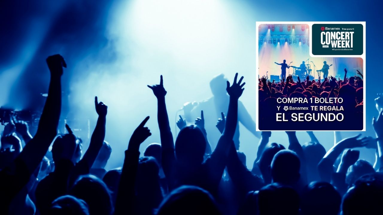 Concert Week 2025: Boletos para conciertos al 2x1 este fin de semana ...